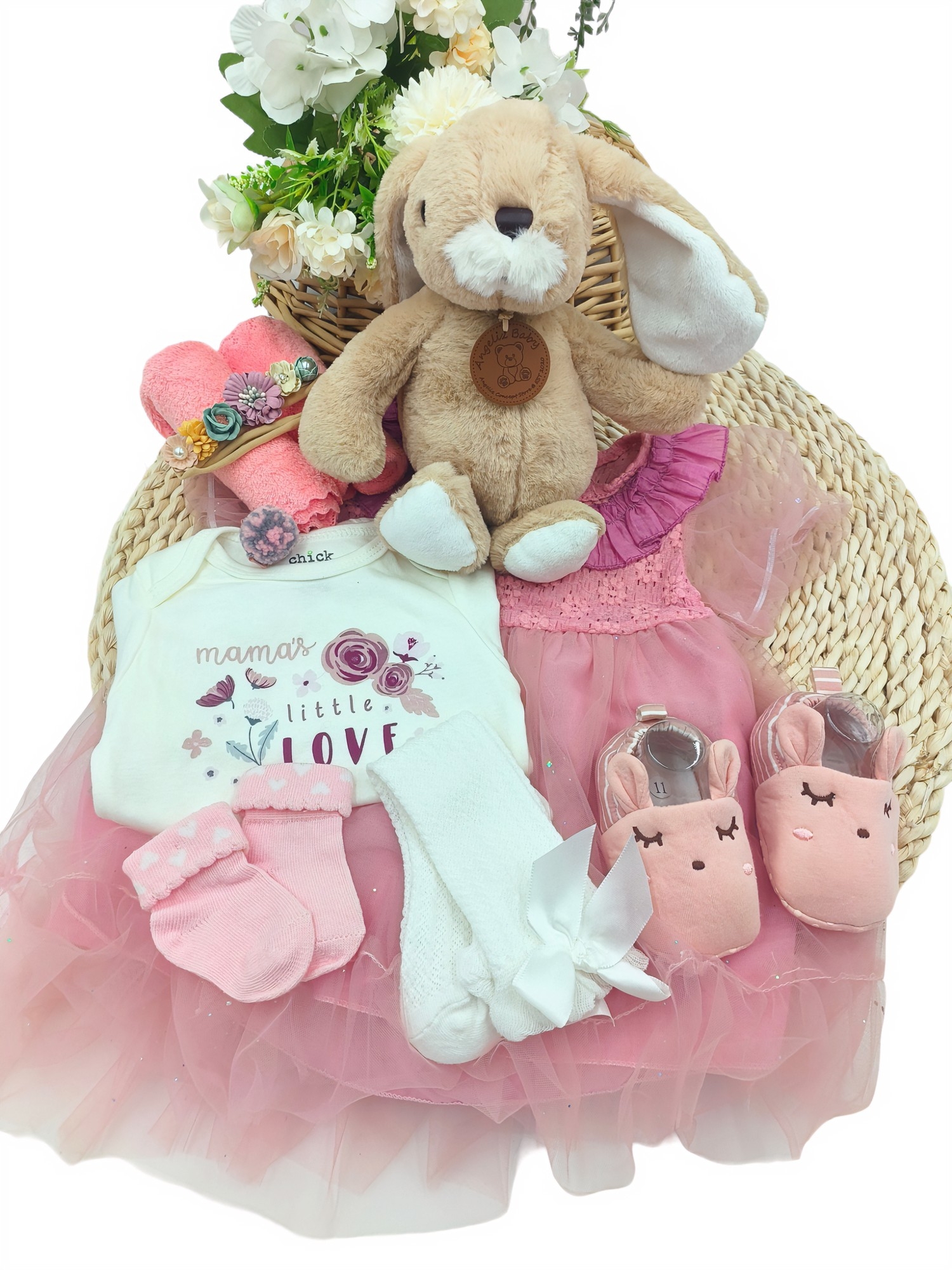 Angeliz Silky Dress & Romper Baby Hamper Set 11 Pcs – Angeliz Baby Gift ...