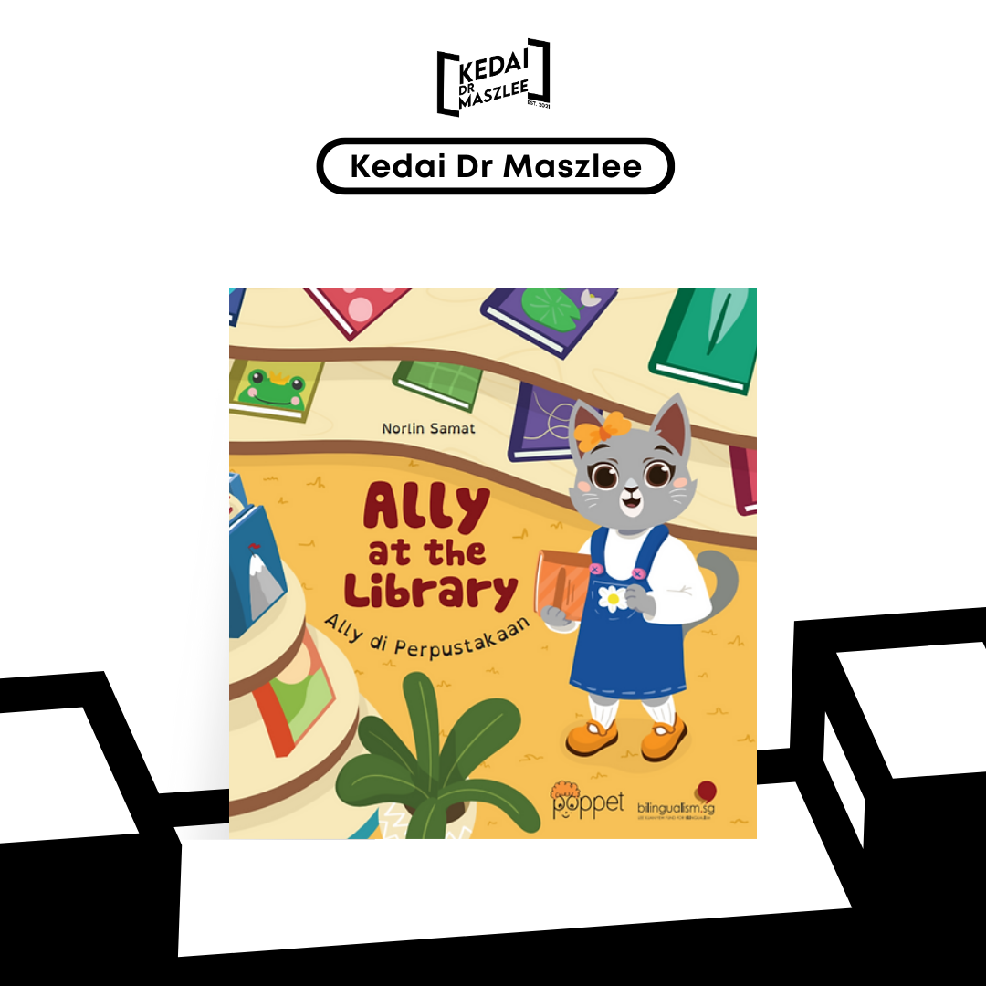 Ally At The Library (Board Book) - Norlin Samat – Kedai Dr Maszlee