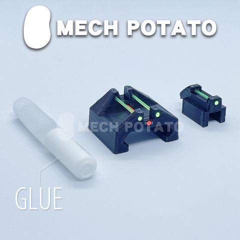 [Ready Stock] Nerfty Lizzy Gecko Fiber Optic Sight Plastic Injection ...