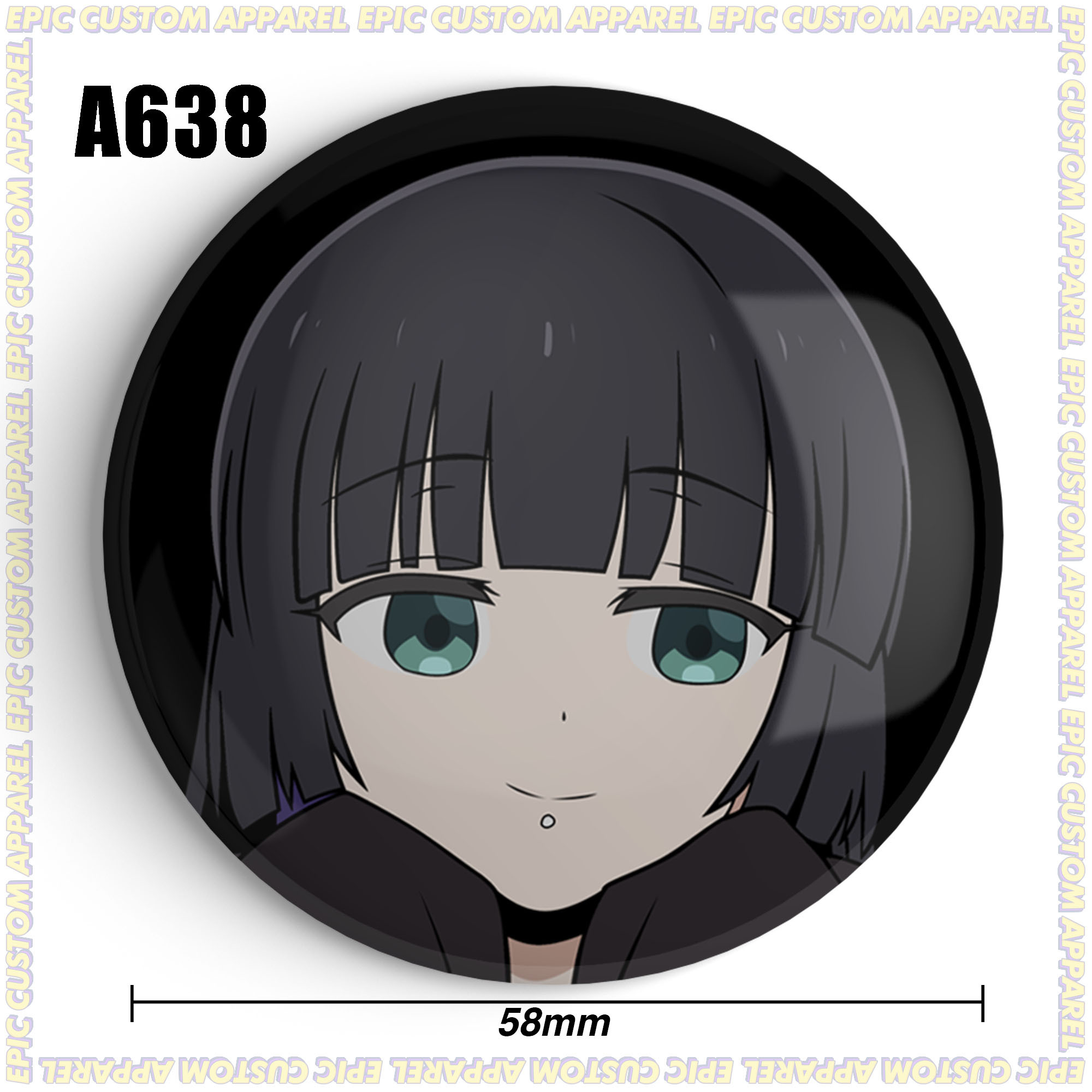 58mm Button Badge Bocchi The Rock Anime Designs (A633-A659) A636 | PGMall