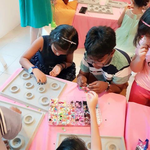 Beading Station at Kids Parties – Dr. Beads | Copper Jewellery in ...