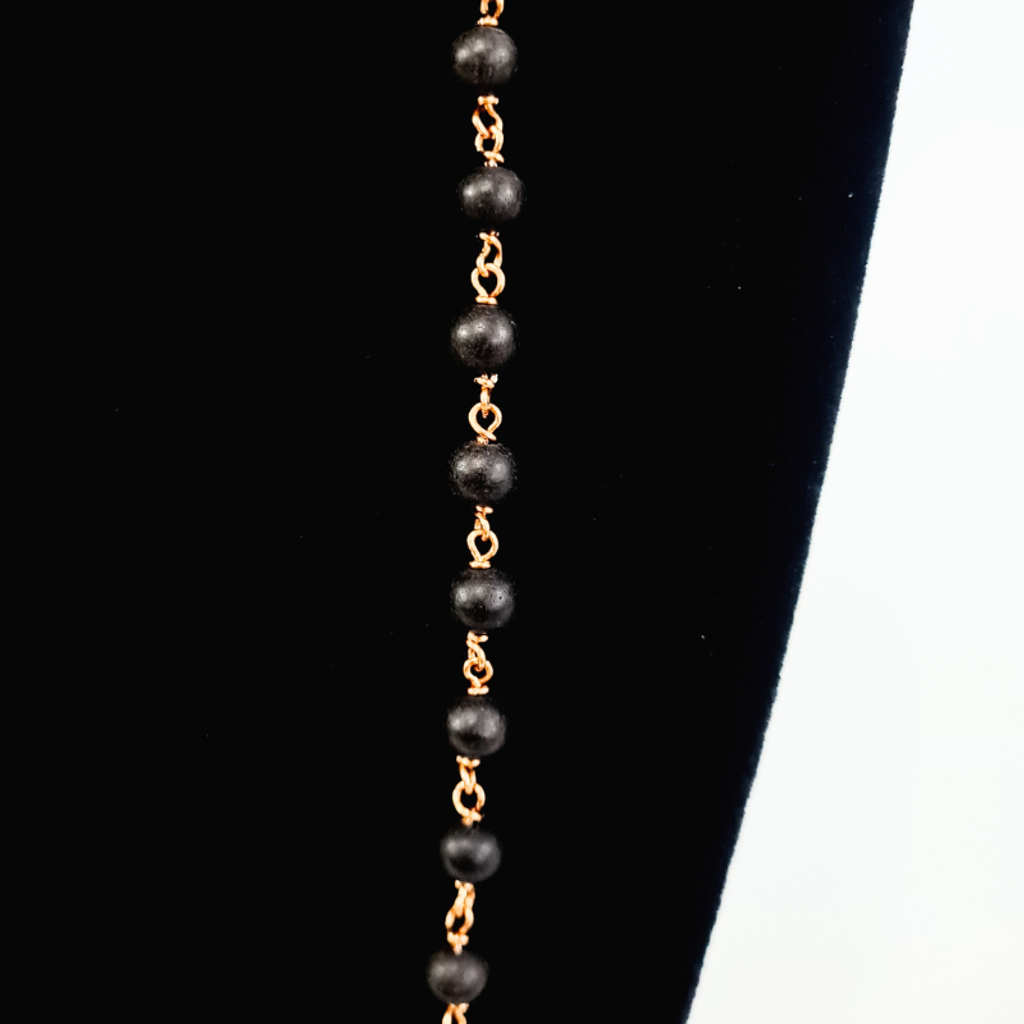 Ebony Wood - Karungali 54 Beads Mala – Dr. Beads | Copper Jewellery in ...