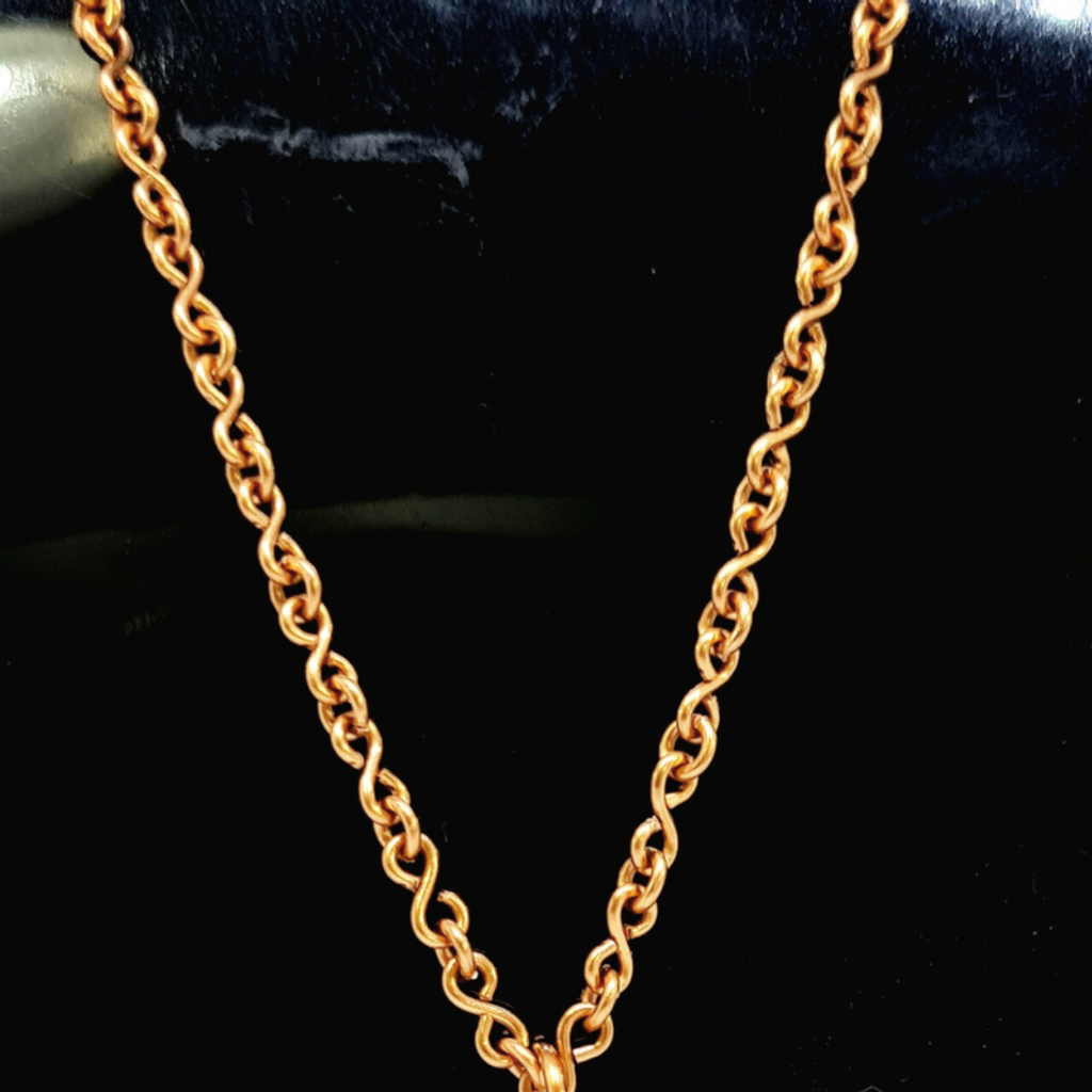 Copper Chain Necklace - S Shaped (2mm) – Dr. Beads | Copper Jewellery ...