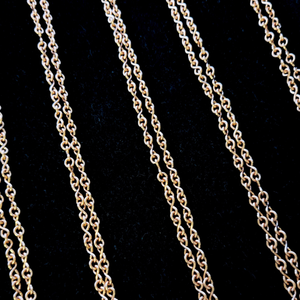 Copper Chain Necklace - S Shaped (2mm) – Dr. Beads | Copper Jewellery ...