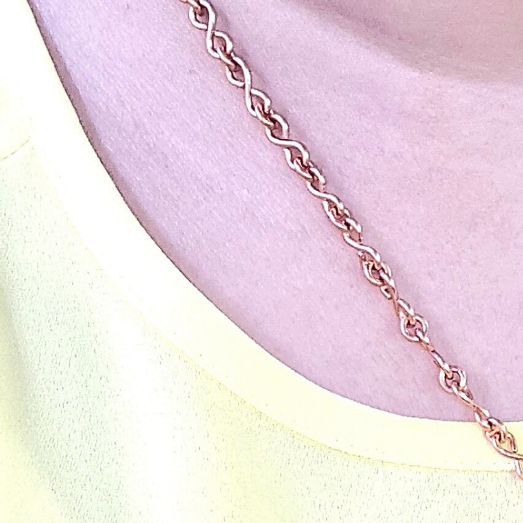 Copper Chain Necklace - S Shaped (2mm) – Dr. Beads | Copper Jewellery ...