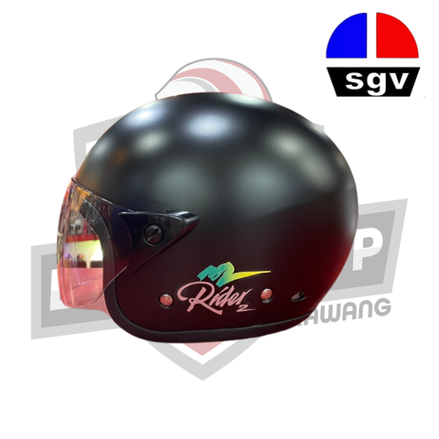 SGV Rider 2 Matte Colour Half Face Helmet – Bikers Stop Rawang | Tak ...
