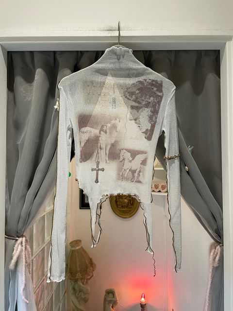 Super OS 亮蔥印花上衣 – 19991232