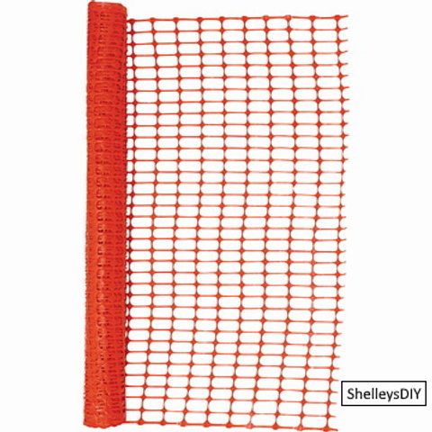 1M X 15M Safety Fencing Orange Barrier Mesh Fence Netting – ShelleysDIY