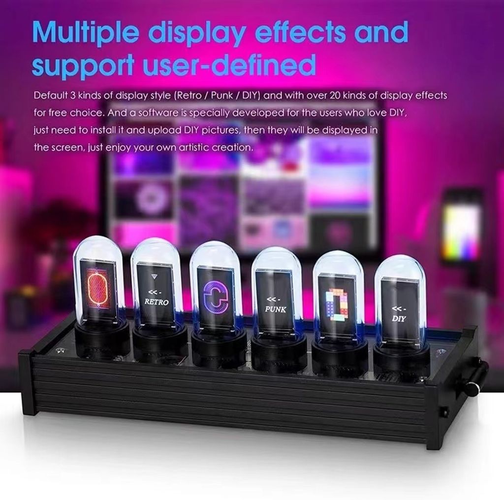 EleksMaker EleksTube IPS Nixie Tube RGB Digital Clock RGB – Mrpractical