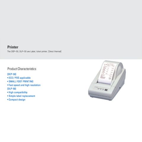CAS DEP-50 DIRECT THERMAL RECEIPTING PRINTER // MESIN PERCETAKAN RESIT ...