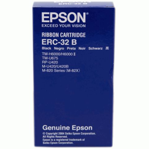 EPSON ERC-32 (B) 13mm x 6m ORIGINAL INK RIBBON // REBEN DAKWAT (BLACK ...