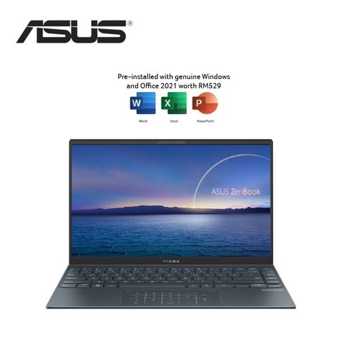 Asus ZenBook 14 UX425E-AKI1043WS 14'' FHD Laptop Pine Grey ( I7-1165G7 ...
