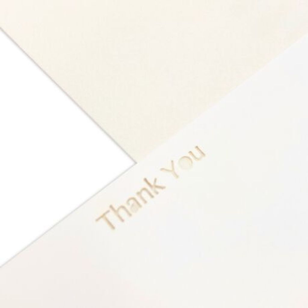 Frontier Glisten Thank you Mini Message Card – The Pen Library