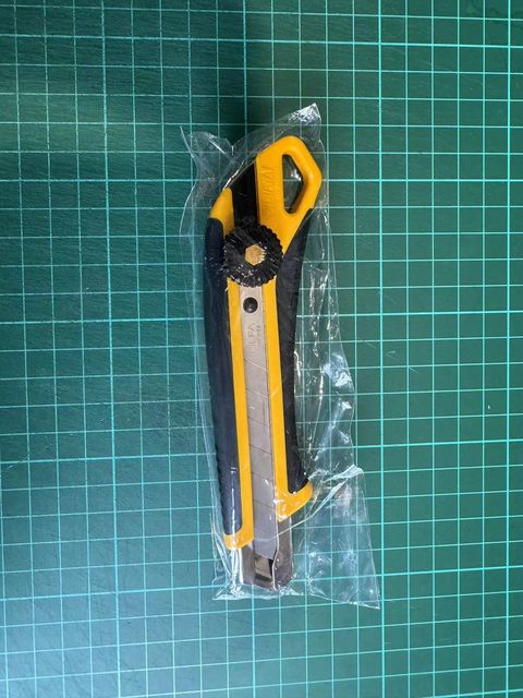 OLFA X-Hyper 224B Screw Fixed Type L Type Cutter (Economical Package ...