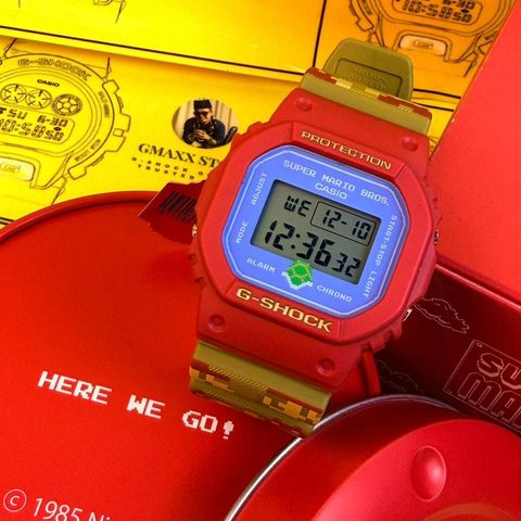G-SHOCK Square Super Mario Brothers DW-5600SMB-4 | Original | Rare ...