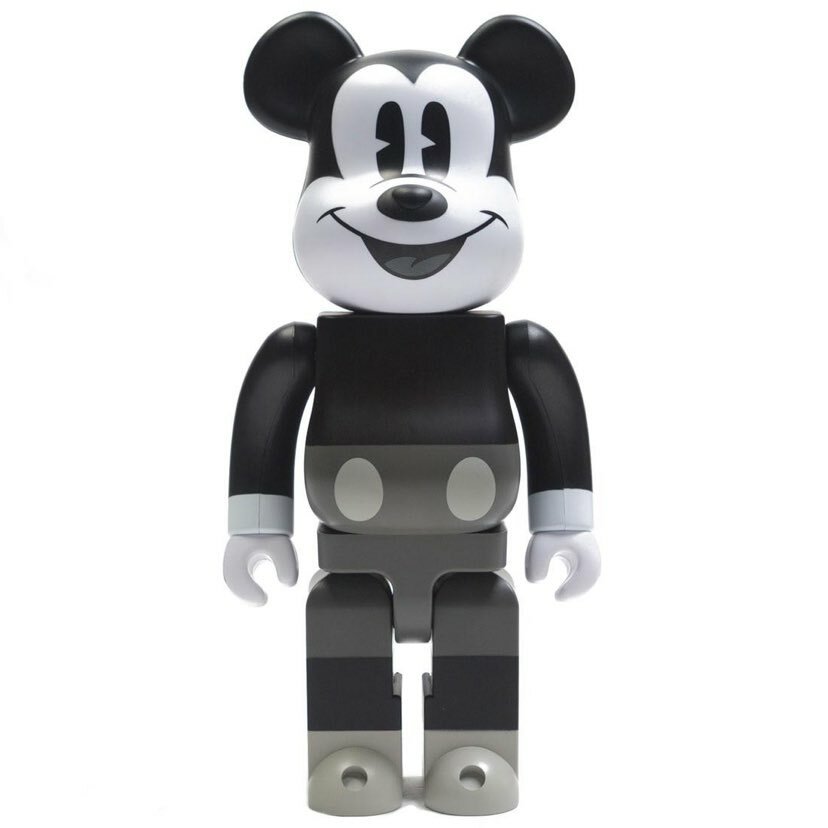 Bearbrick Mickey B&W 2018 1000% – The Hype Room Official Store
