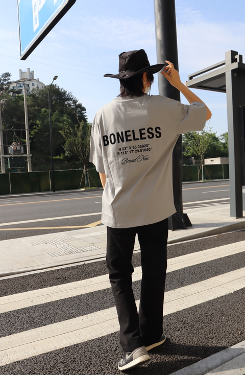 BONELESS Coordinate Brand New Series Back Logo Tee – The Hype Room ...