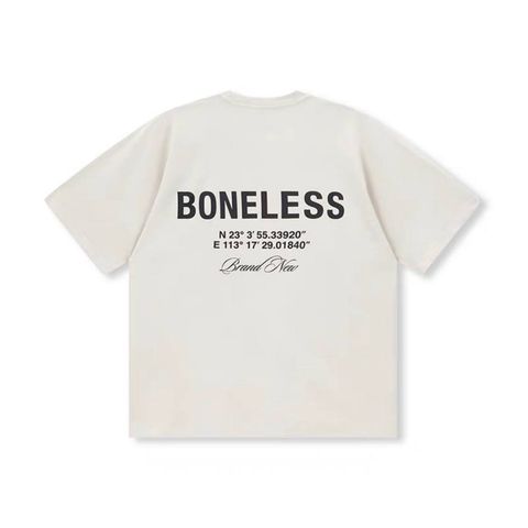 BONELESS Suede Coordinate Back Logo Tee – The Hype Room Official Store