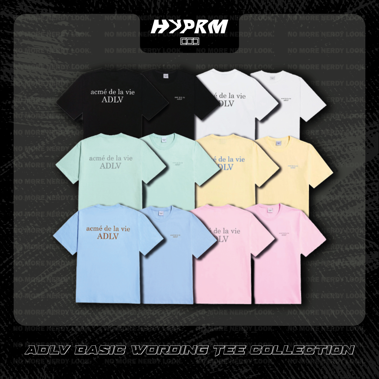 ADLV Basic Wording Tee Collection – The Hype Room Official Store