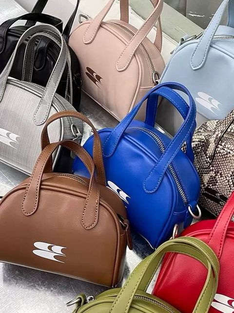 CRYING CENTER Small Size Retro Boston Handbag with Sling – The Hype ...