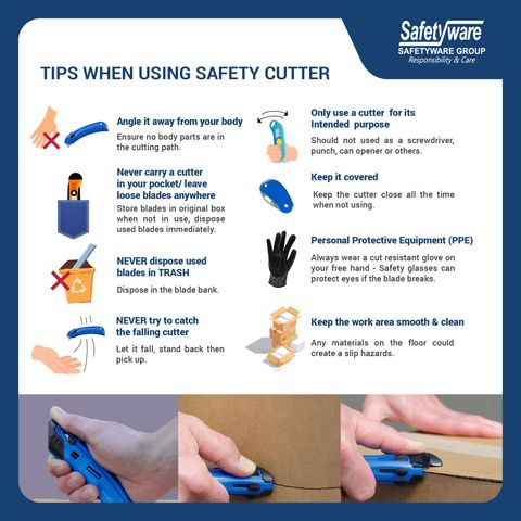 PHC Self-Retracting Safety Cutter With Plastic Guards – Safetyware Store