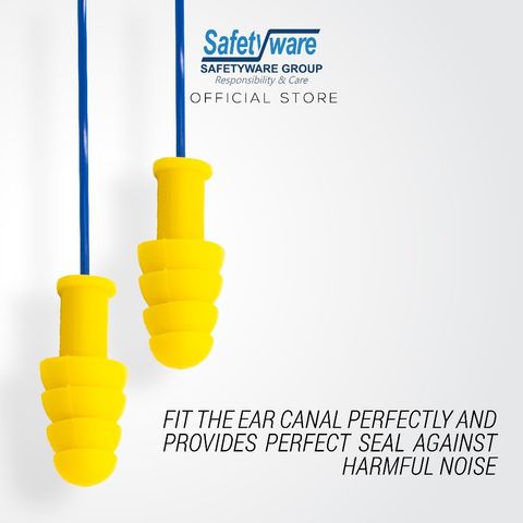 Safetyware DuraFit High Quality Reusable Ear Plugs | in Polybag Packing ...