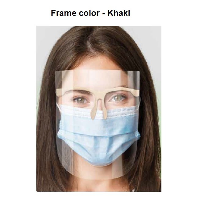 Clear Face Shield Glass I Anti Fog I Clear Frame I Face Protection ...