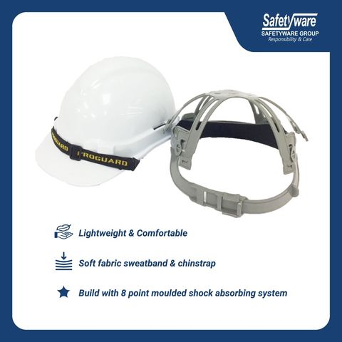 PROGUARD Advantage I Safety Helmet I Slide Lock I Head Protection ...