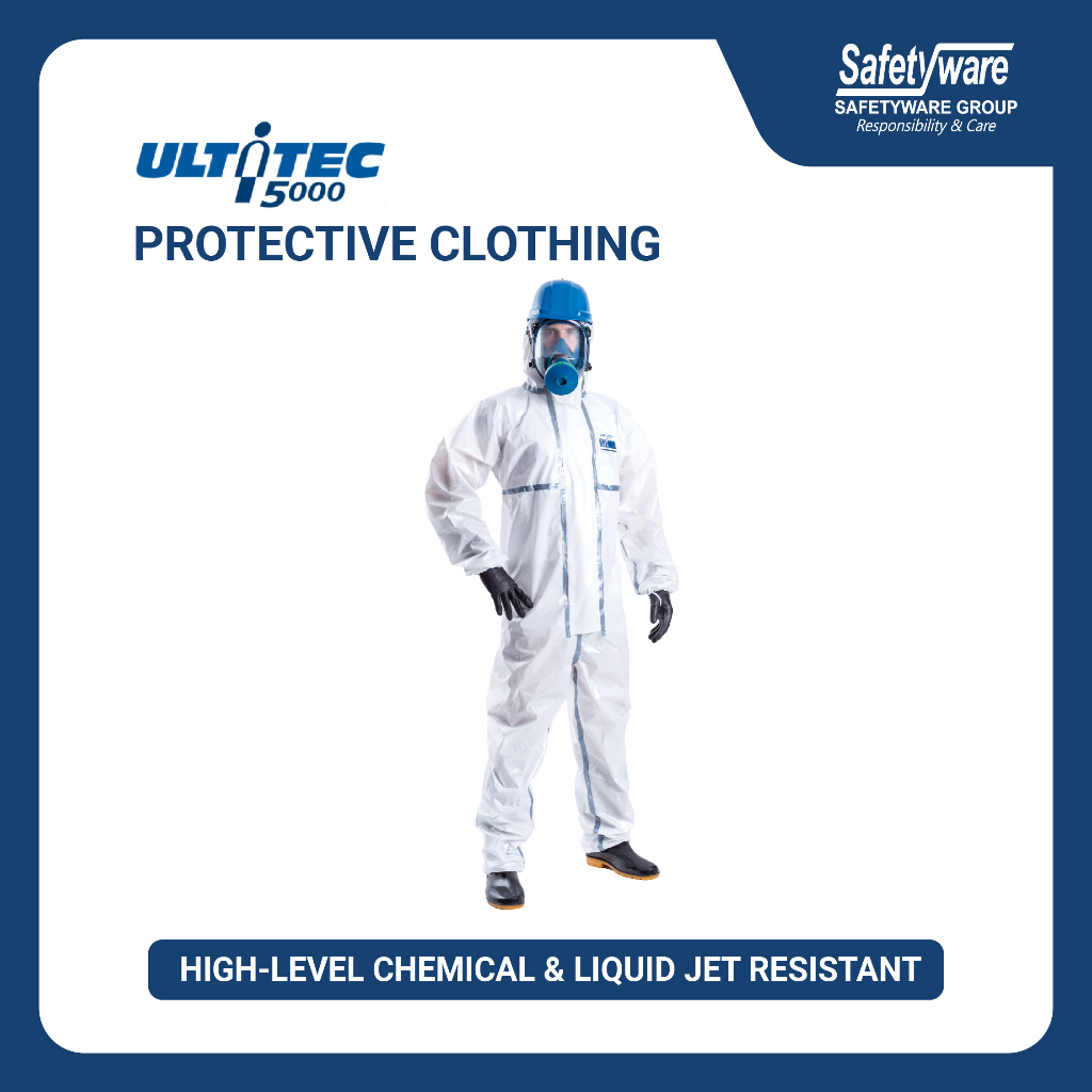 Protective Suit ULTITEC 5000 High - Level Chemical & Liquid Jet ...
