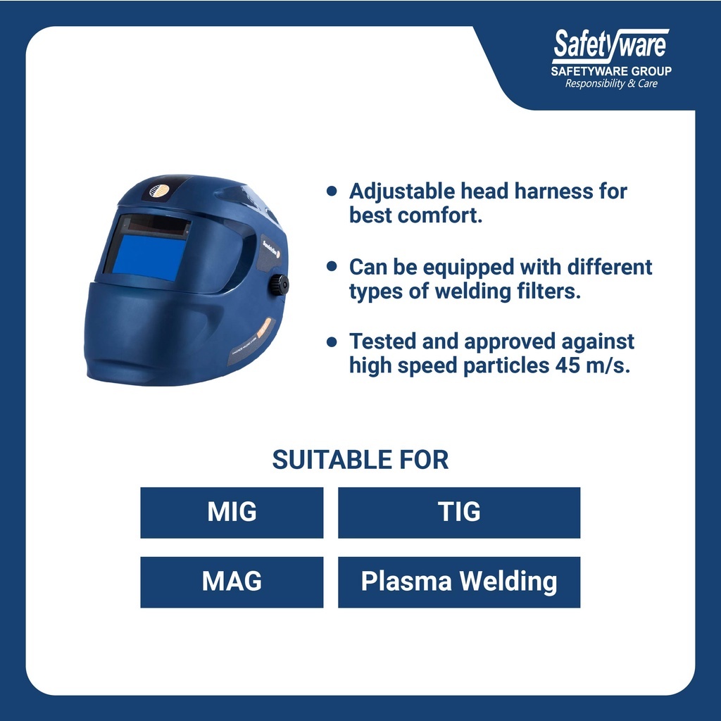 SUNDSTROM SR591 Welding Shield I Welding Helmet I Head Face Protection ...