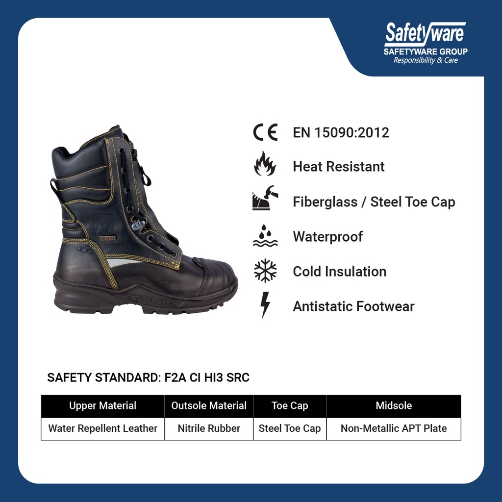 COFRA SPRINKLER F2A CI HI3 SRC | Firemen Boots | Italian Brand ...