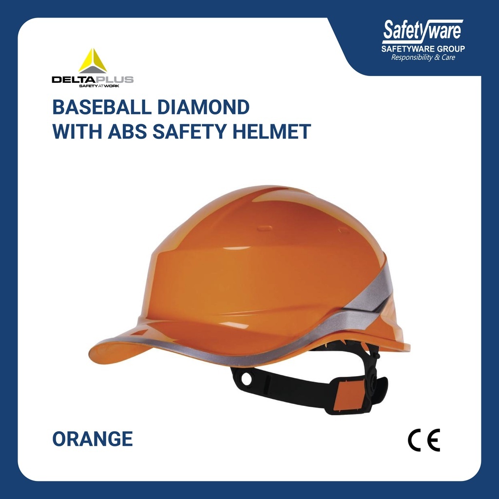 DELTA PLUS Baseball Diamond V ABS Safety Helmet I Baseball Cap Design I ...