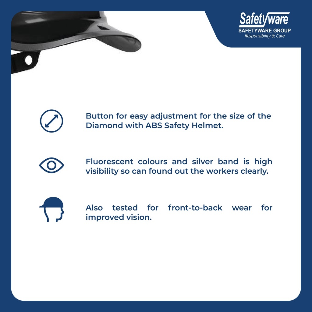 DELTA PLUS Baseball Diamond V ABS Safety Helmet I Baseball Cap Design I ...