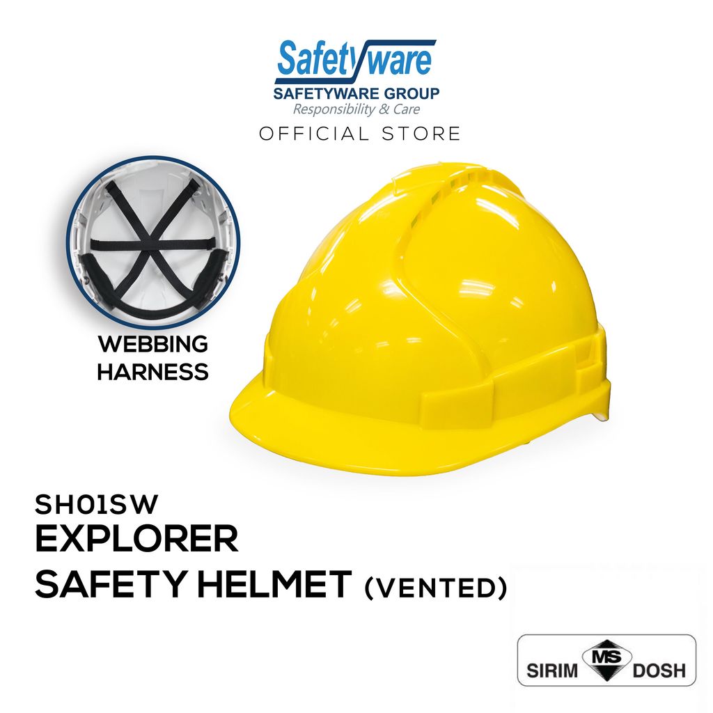 SAFETYWARE EXPLORER I Industrial Safety Helmet (SH01SW & SH02SW ...