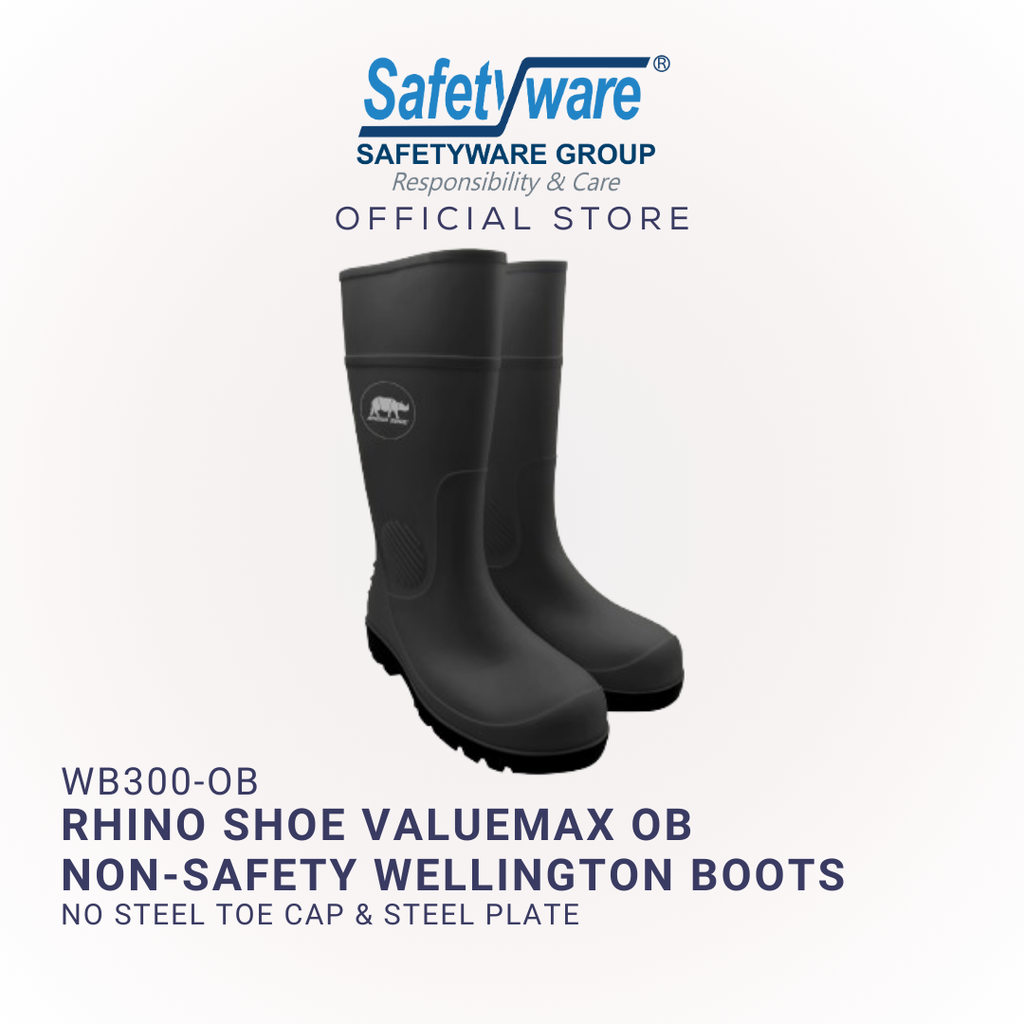 RHINO SHOE WB300-OB Valuemax Wellington Boots | Eco Material | Premium ...