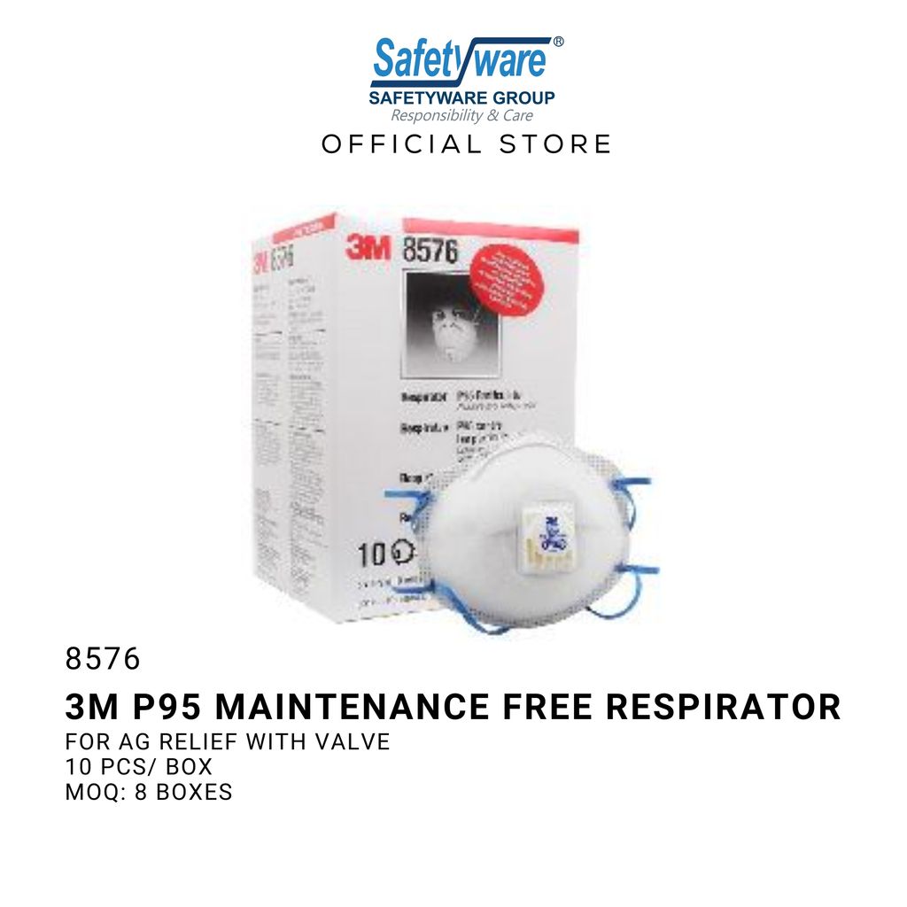 3M P95 Maintenance Free Respirator for AG Relief with Valve ...