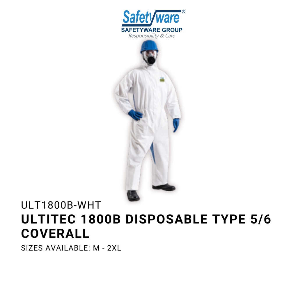ULTITEC 1800B Disposable Type 5/6 Coverall – Safetyware Store