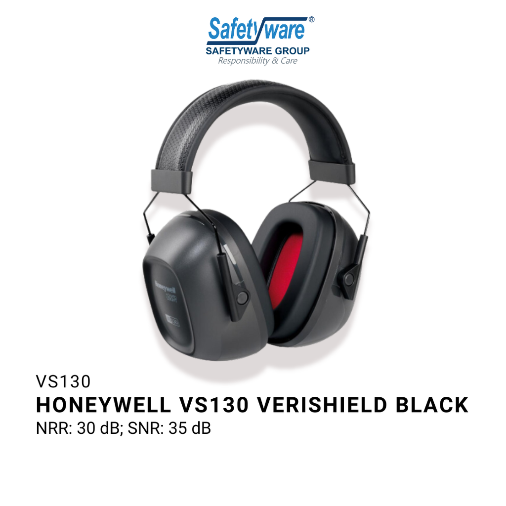 Honeywell VS130 VeriShield Black Over-The-Head Earmuff – Safetyware Store