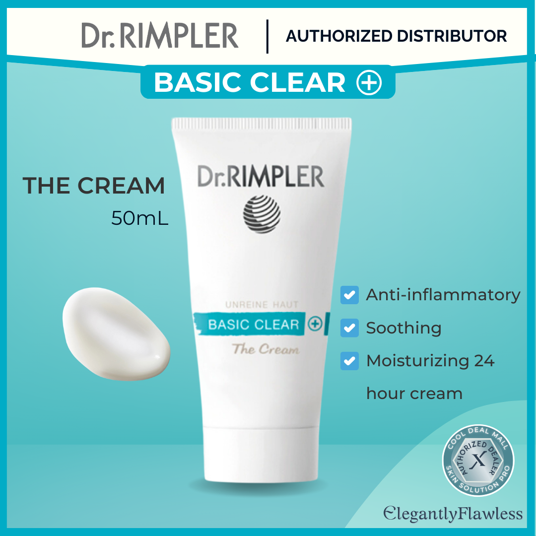 Dr.RIMPLER Basic Clear+ The Cream | Oily & Acne Prone | 50ml ...