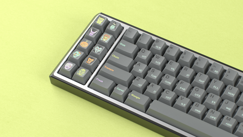 GMK Fright Club Vol.1 Keycap – Click & Brew Cafe - Coffee & Keyboards ...