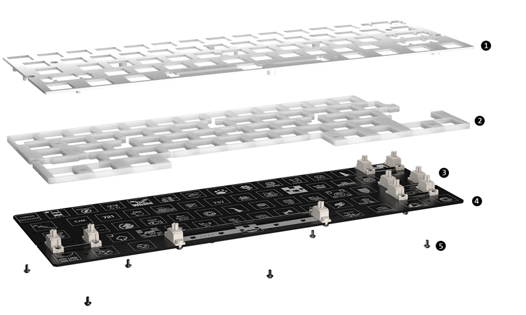 Wooting 60HE+ module PCB Keyboard – Click & Brew Cafe Wooting 60HE+ module PCB Keyboard – Click & Brew Cafe