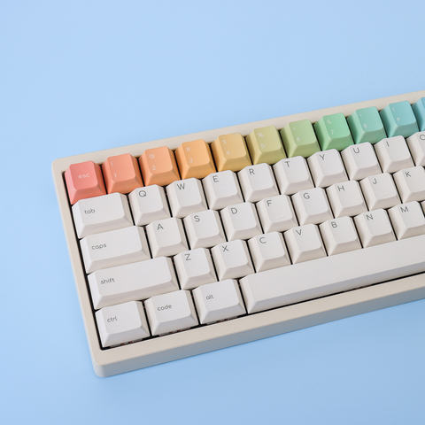 Minimalist Rainbow Cherry PBT Keycap – Click & Brew Cafe - Coffee ...