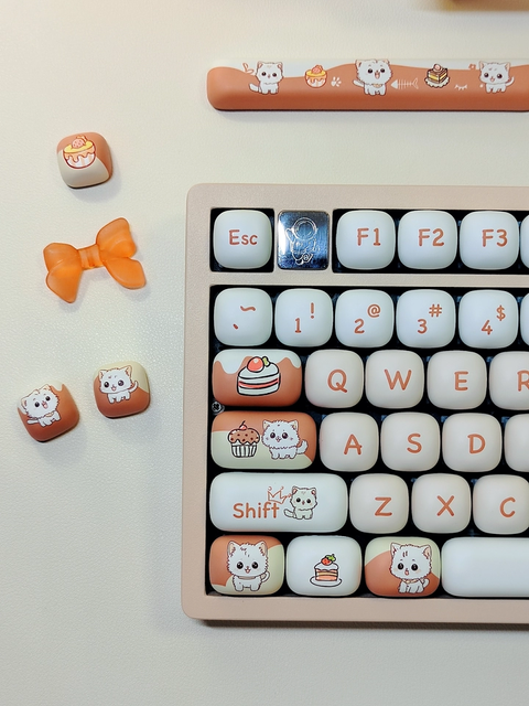 Purr-ty Sweet PBT MOG Keycap – Click & Brew Cafe - Coffee & Keyboards ...