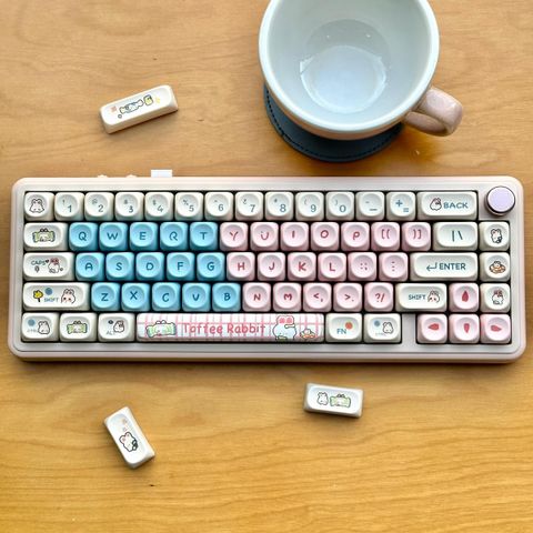 Toffee Rabbit MOA PBT Keycap – Click & Brew Cafe - Coffee & Keyboards ...