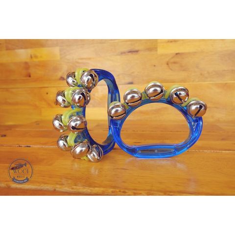 Wooi Music RB12A Ringbell / Hand Bell / Loceng ( Pair - Blue )