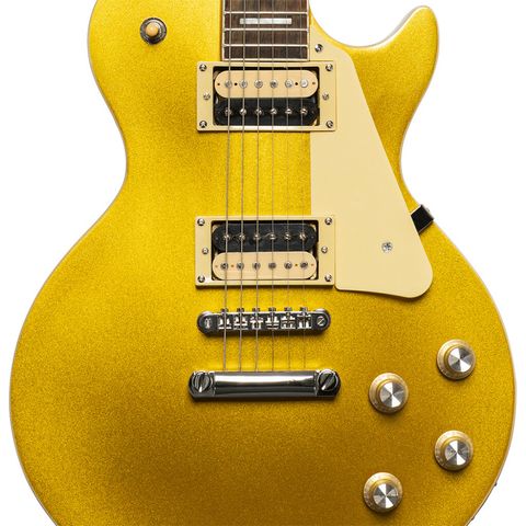Stagg SEL-STD GOLD Standard Series Solid Mahogany Body Archtop Les Paul ...