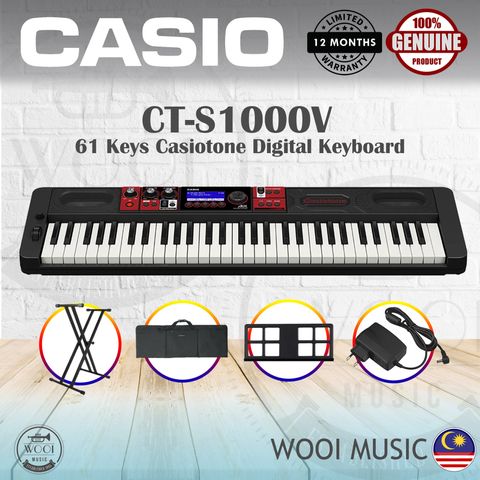 Casio CT-S1000V 61 Keys Arranger Keyboard (CTS1000V) – Wooi Music