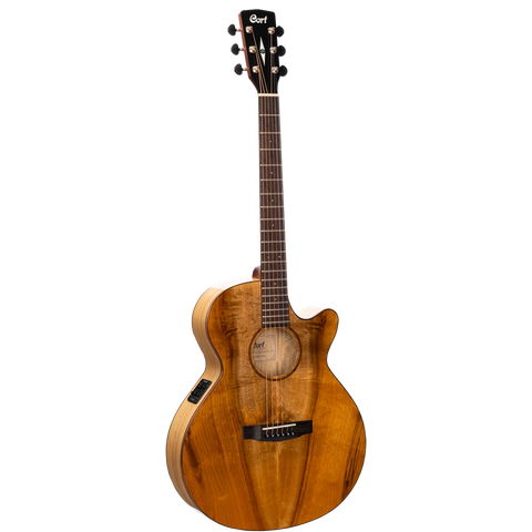 Cort SFX-MYR NAT Solid Top Slim Body Acoustic Electric Guitar 40 ...