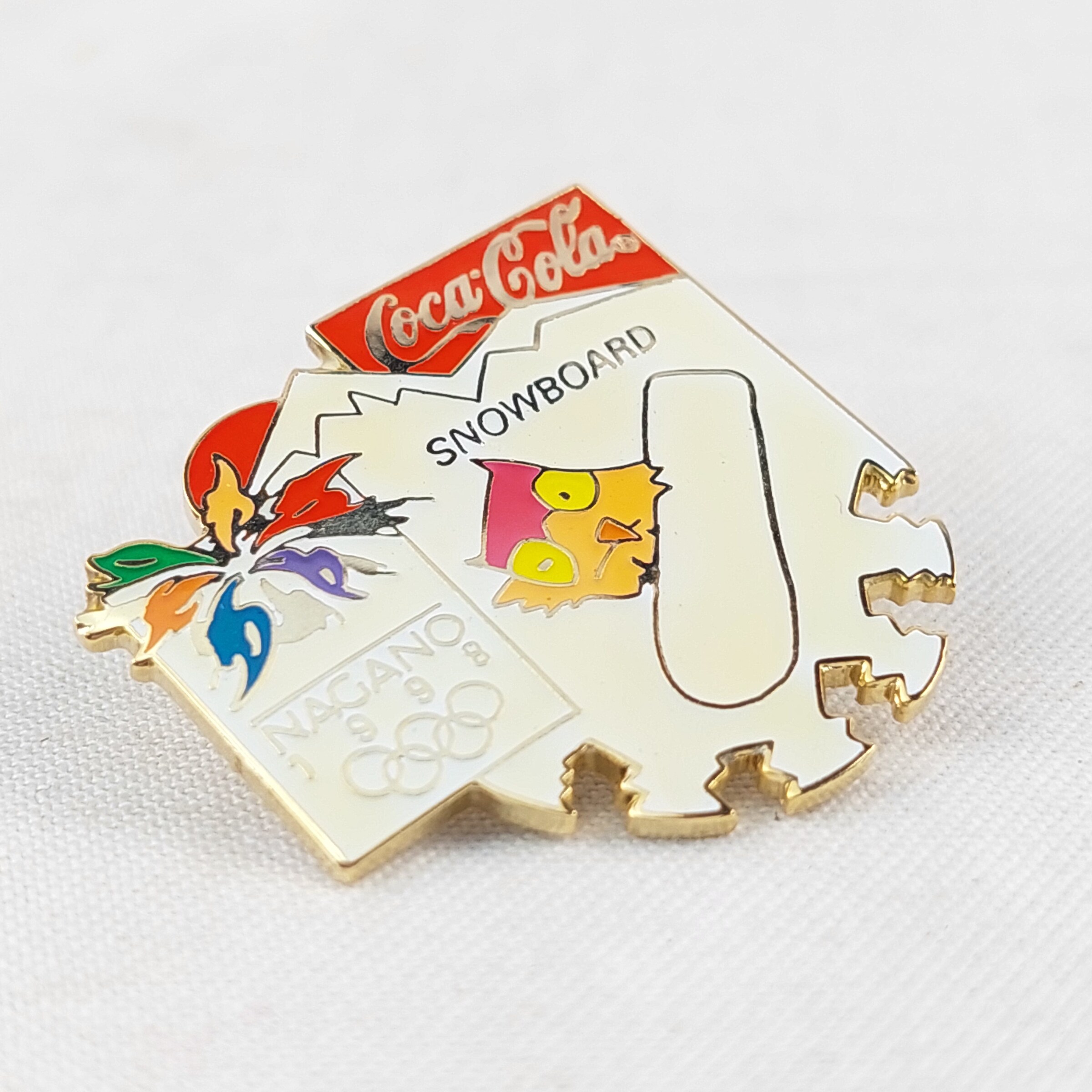 Nagano 1998 Coca Cola Badge Pin – Secondhandshop.my