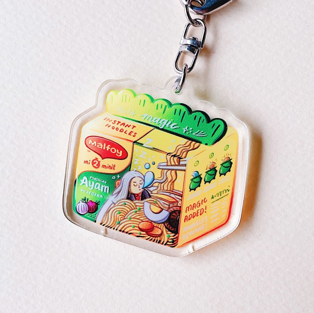 Magic Ramen Acrylic Keychain – Harris Potteris ⚡️